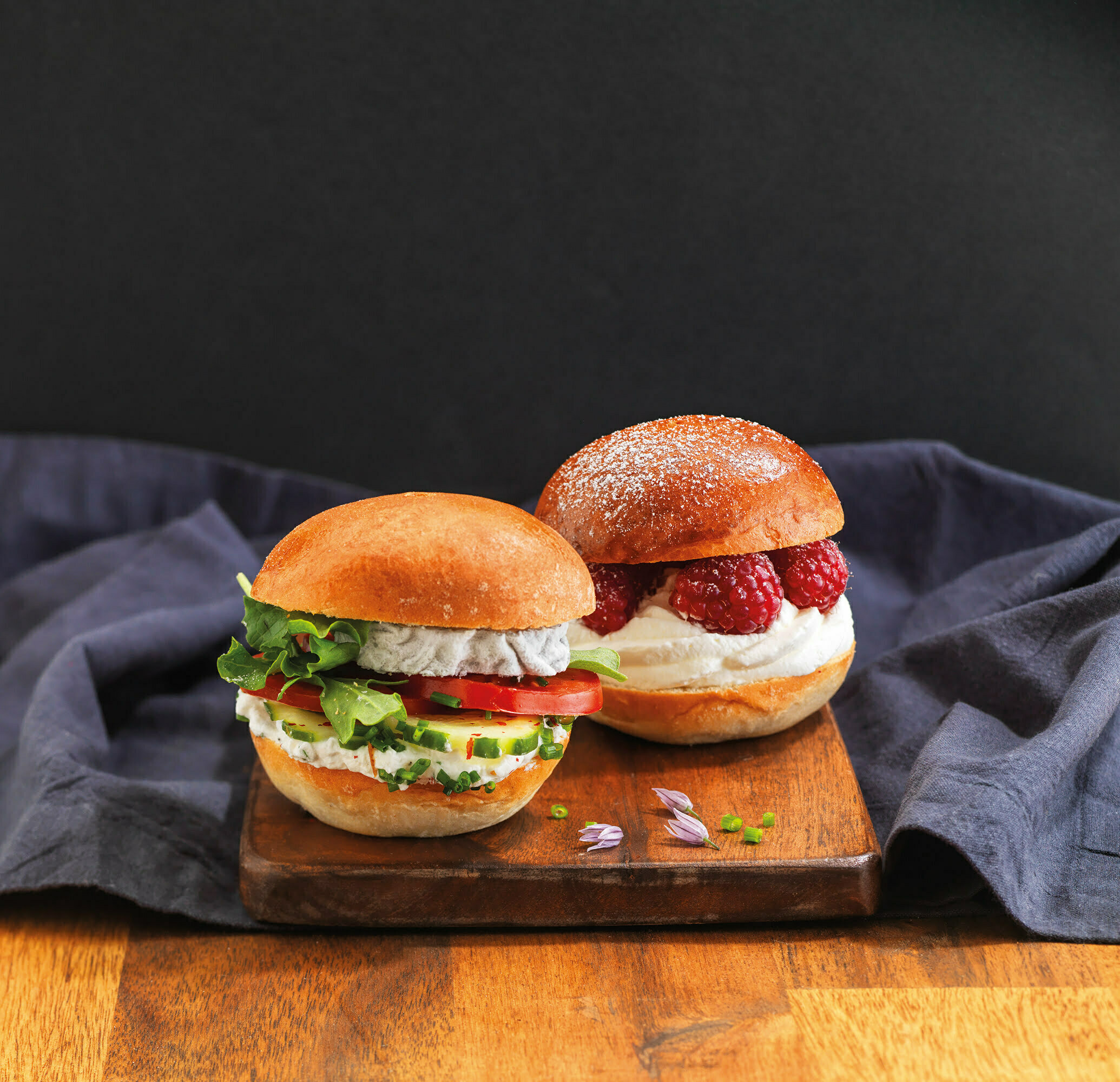 gourmet mini brioche Burgers buns x8 - Biofournil